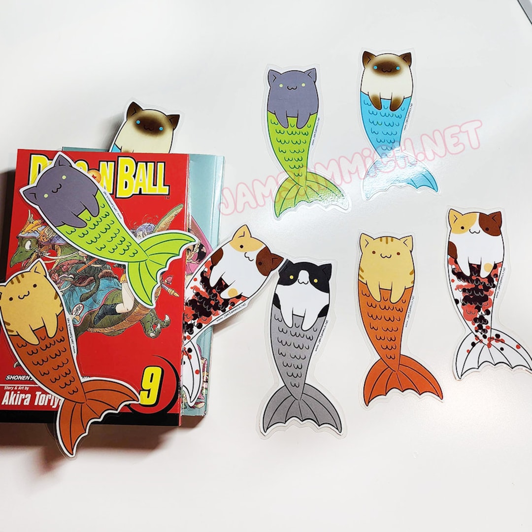 Mewmaids - Mermaid Cat Bookmarks Catfish - Etsy