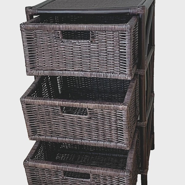 Wicker Corner Shelf - Etsy