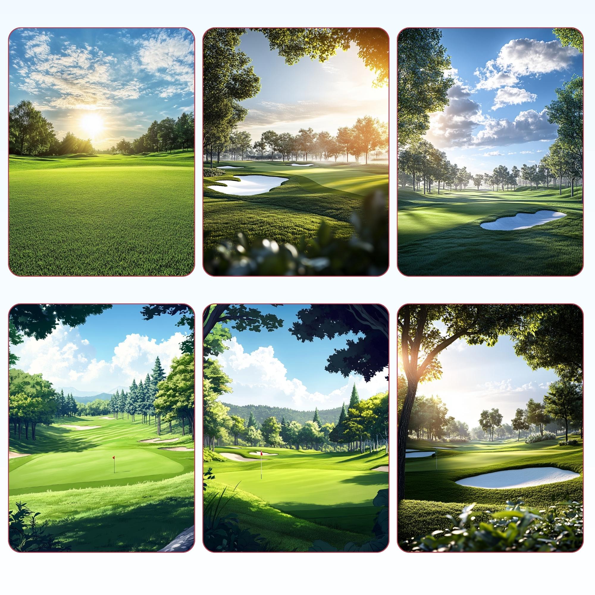 Golf Backdrop Golf Background Sport Digital Backdrop Golf Portrait ...