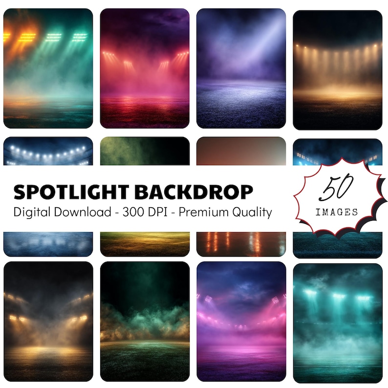 Spotlight Backgrounds, Fog - Light Background, Sport Backdrops, Perfect ...