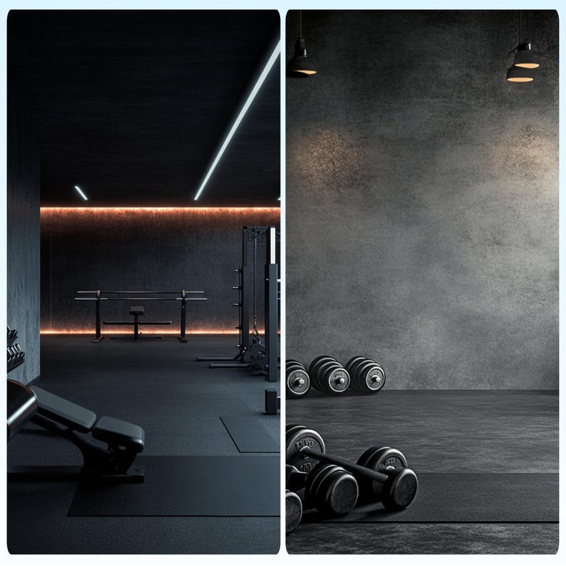 Fitness Backdrop Bundle, Photoshop Overlays, Photography, Digital ...