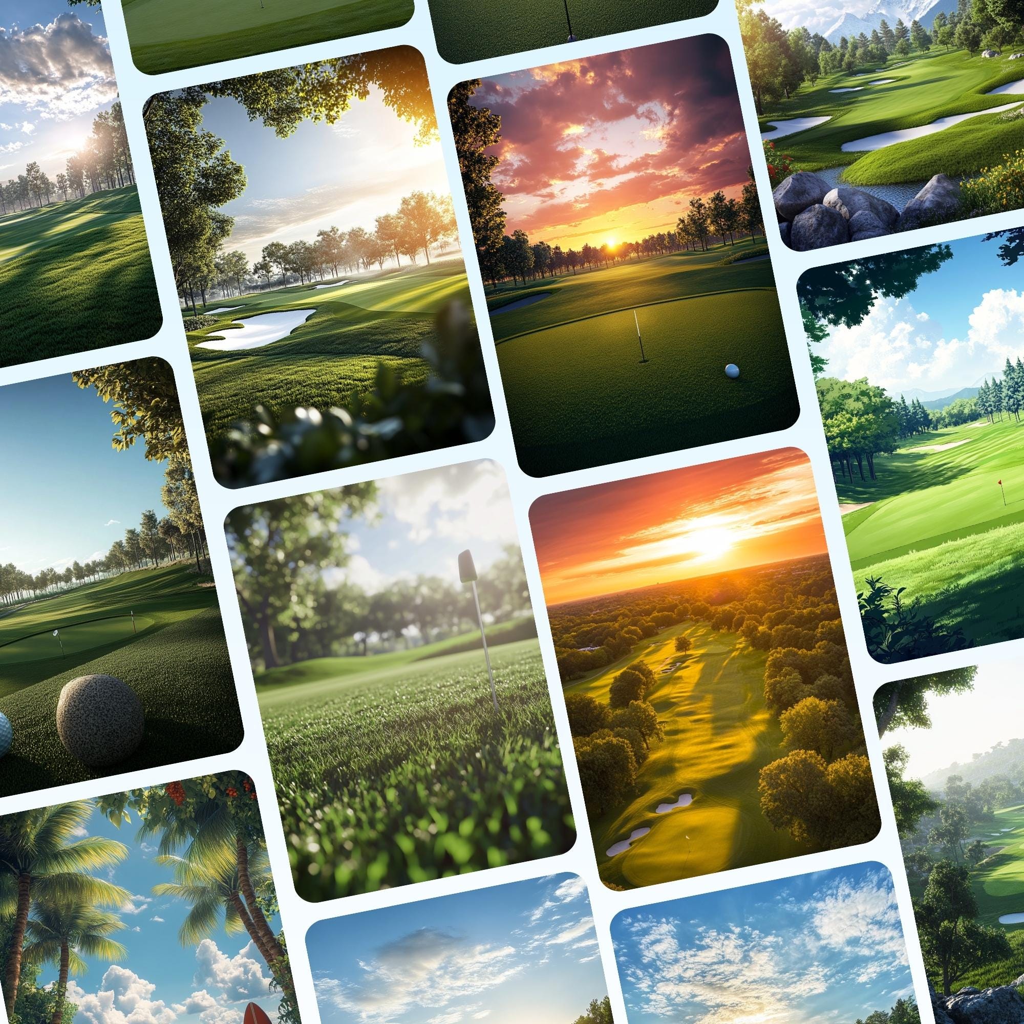 Golf Backdrop Golf Background Sport Digital Backdrop Golf Portrait ...