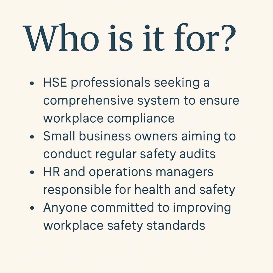 Safety Audit Checklist Template | Printable Health and Safety ...