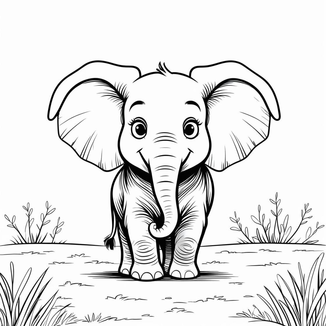 Animal Friends Coloring Book | Printable PDF | Kids Activity - Etsy Canada