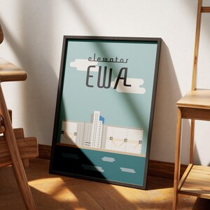 Poster Elewator Ewa – Industrial Architecture of Szczecin, Port ...