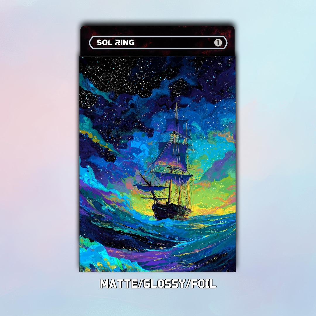 MTG Card Sleeves,voyage Through the Starry Sea Sleeves,mtg Accessories ...