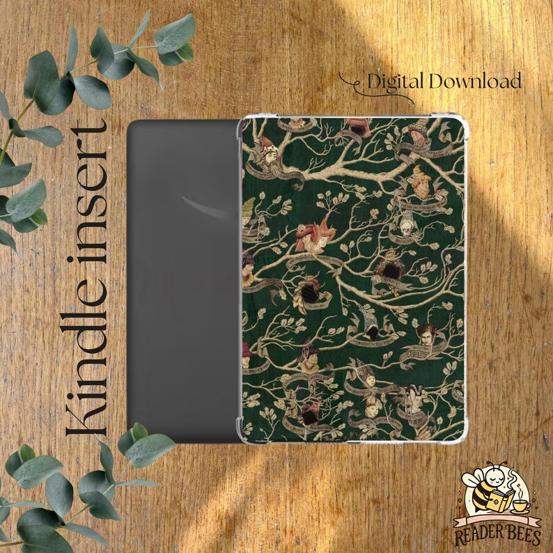 Harry Potter (black Family) Kindle Insert for Clear Case | Kindle ...