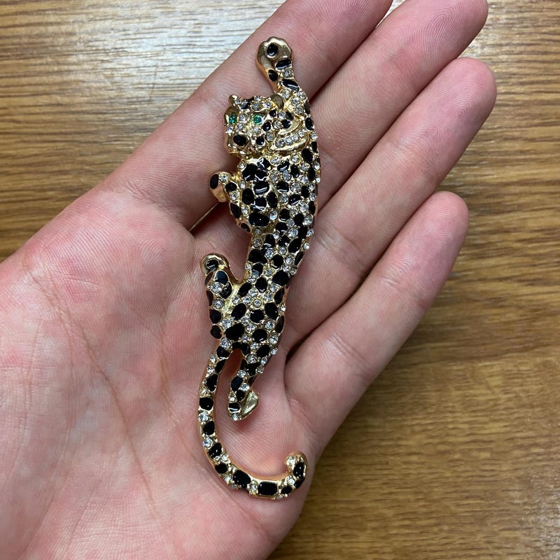 Leopard Brooch Pin - Etsy