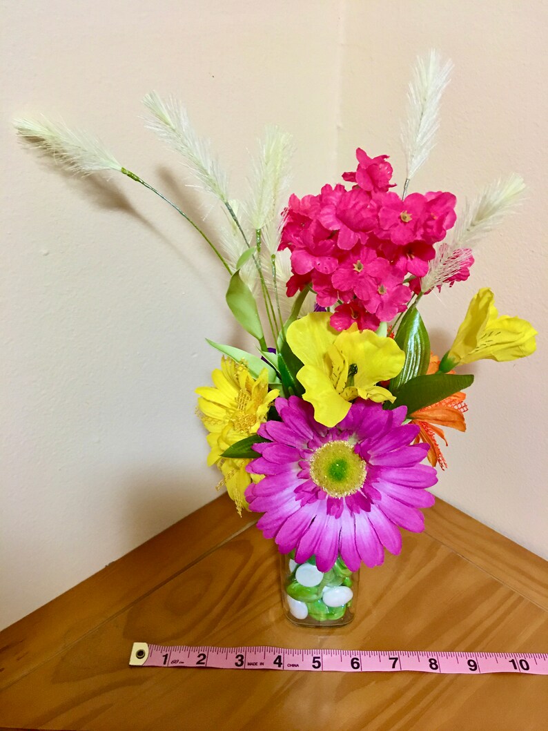 Spring Silk Floral Arrangement Centerpiece/artificial Flower - Etsy