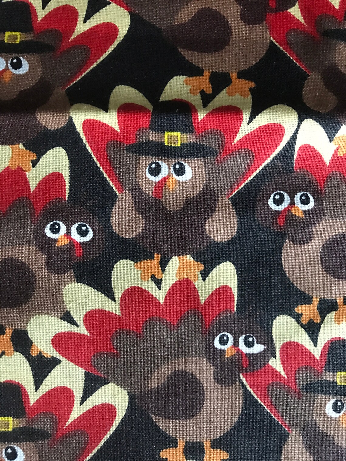 Turkey Cotton Fabric /autumn Sewing Craft Supplies/home - Etsy