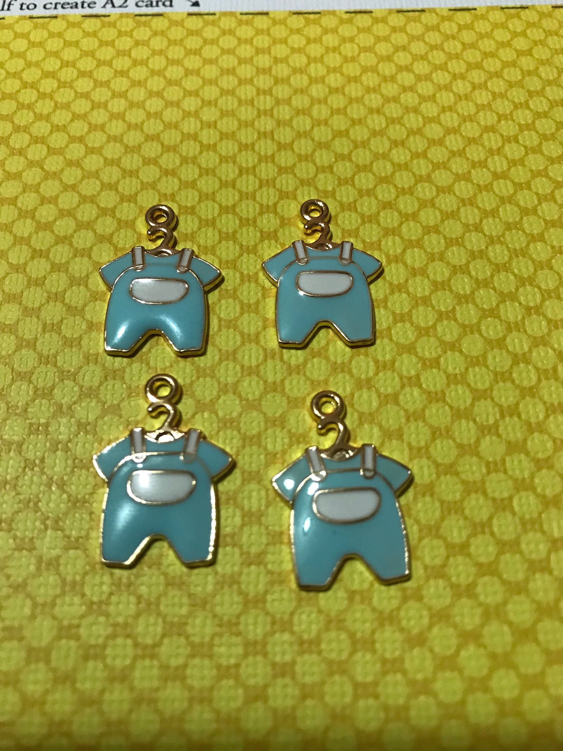 Baby Cloth Charm Enamel/Baby Shower/Baby Charms/Cute Dangling | Etsy