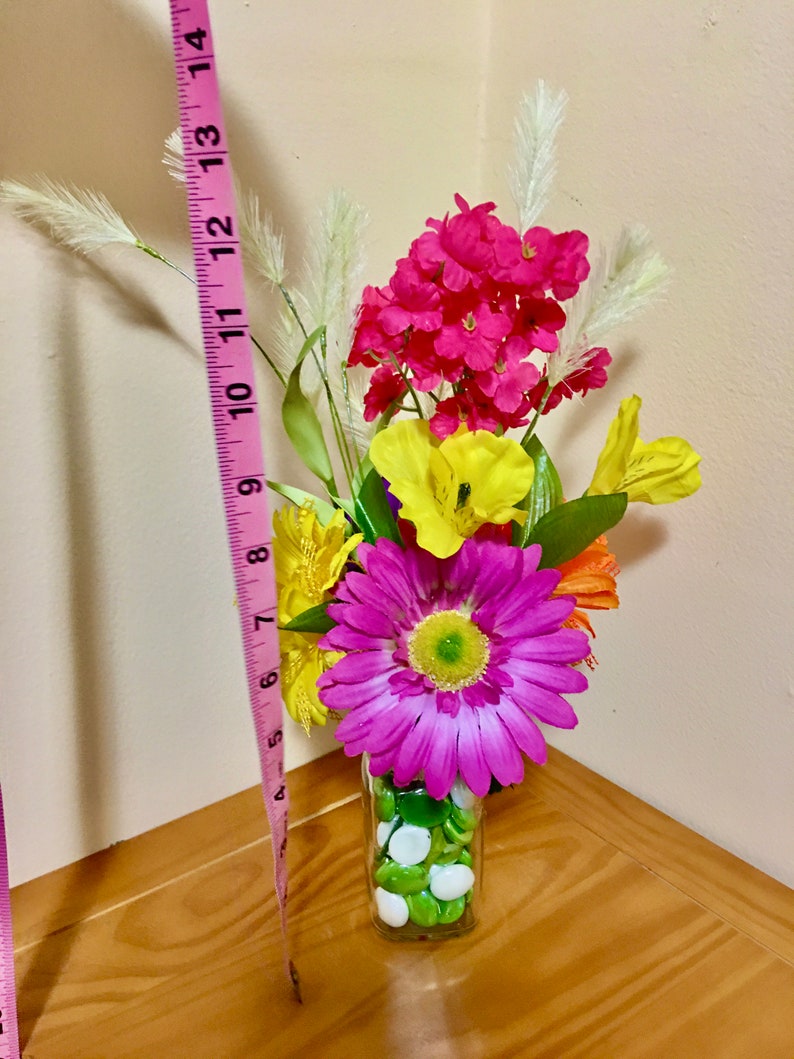 Spring Silk Floral Arrangement Centerpiece/artificial Flower - Etsy