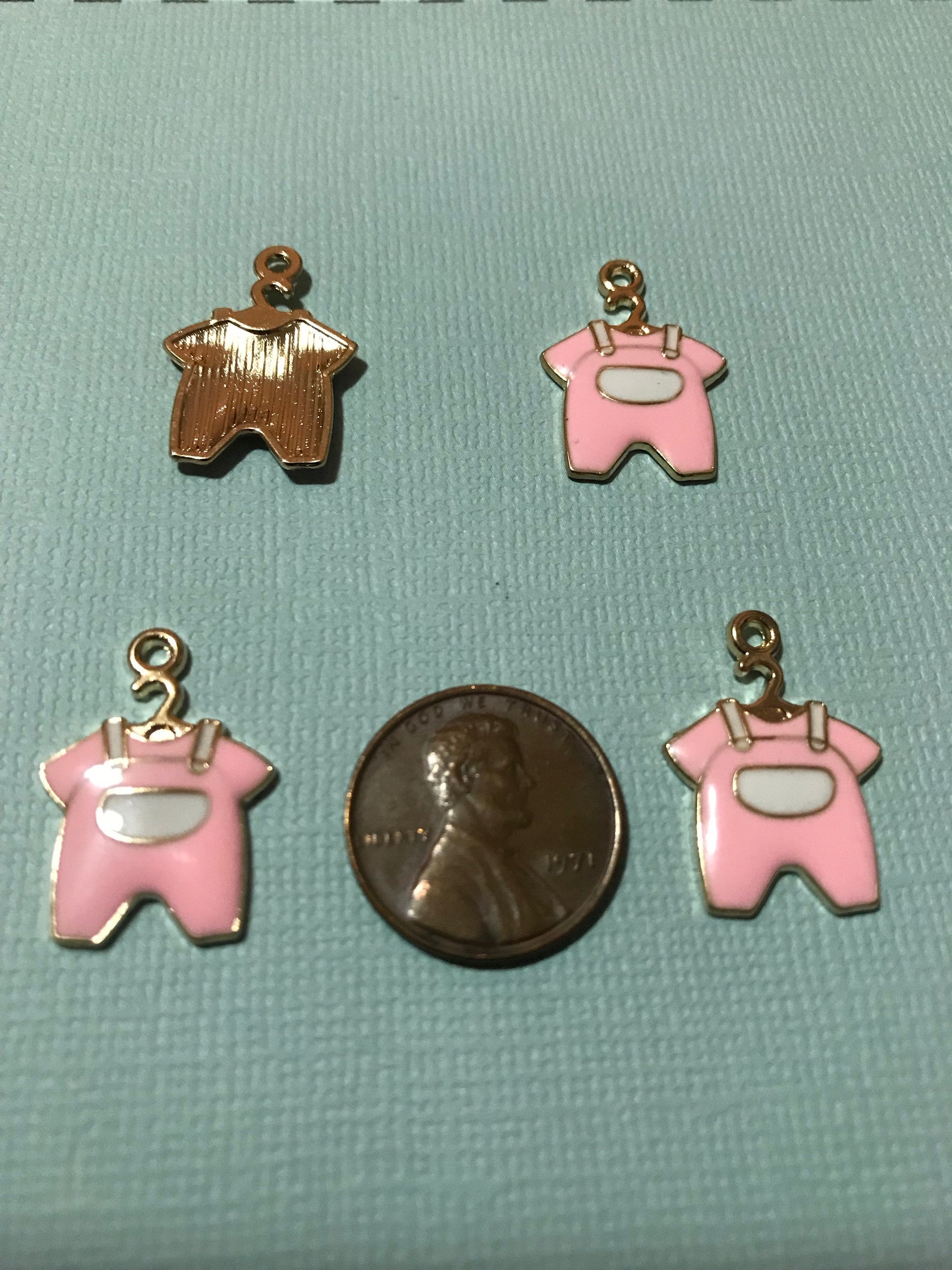 Baby Cloth Charm Enamel/Baby Shower/Baby Charms/Cute Dangling | Etsy