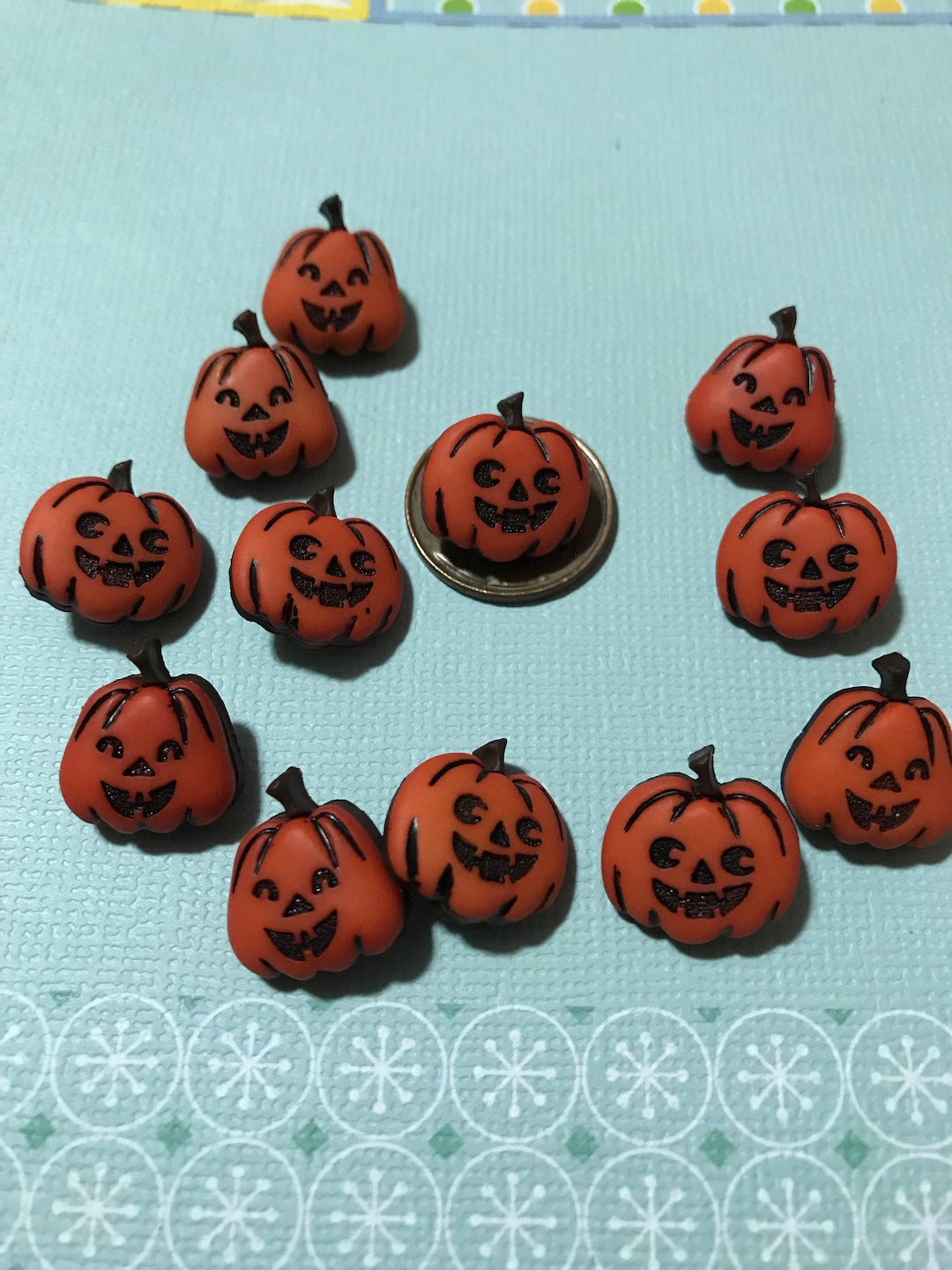 Jack O Lanterns Plastic Novelty Buttons/diy Kids Sewing Craft Buttons ...
