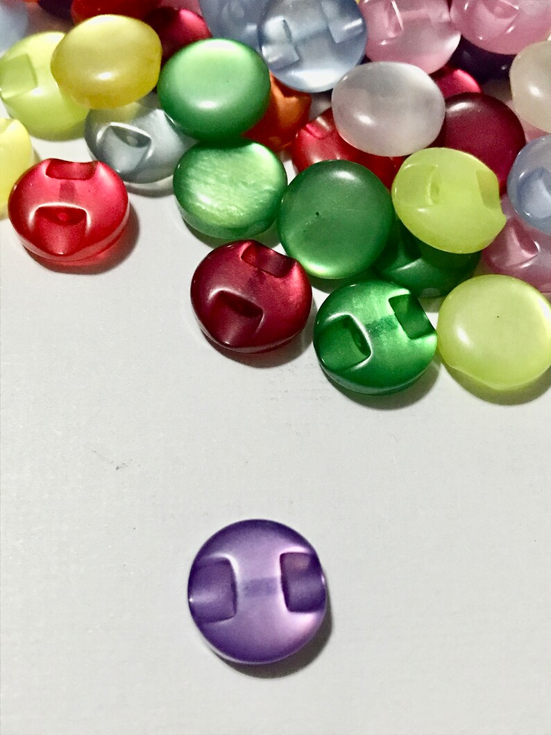 12mm Cat's Eye Plastic Buttons/multicolor Domo Top Buttons Supplies ...