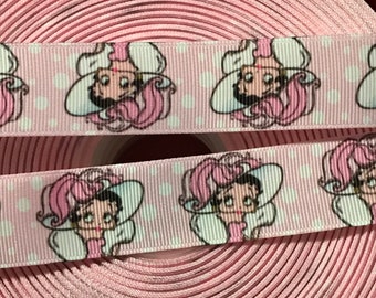 Pink Baby Minnie Mouse Printed Grosgrain Ribbon/1"(25 Mm) Width /DIY ...