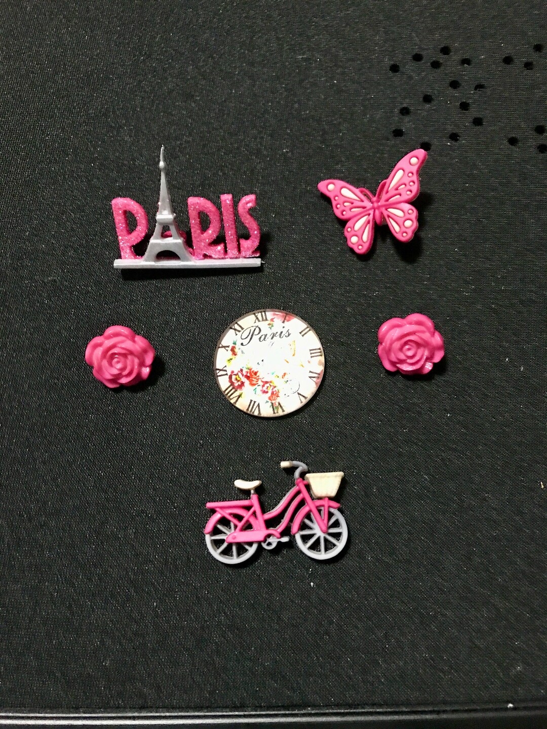 Paris La Vie En Rose Plastic Novelty Buttons/eiffel Tower/traveling ...