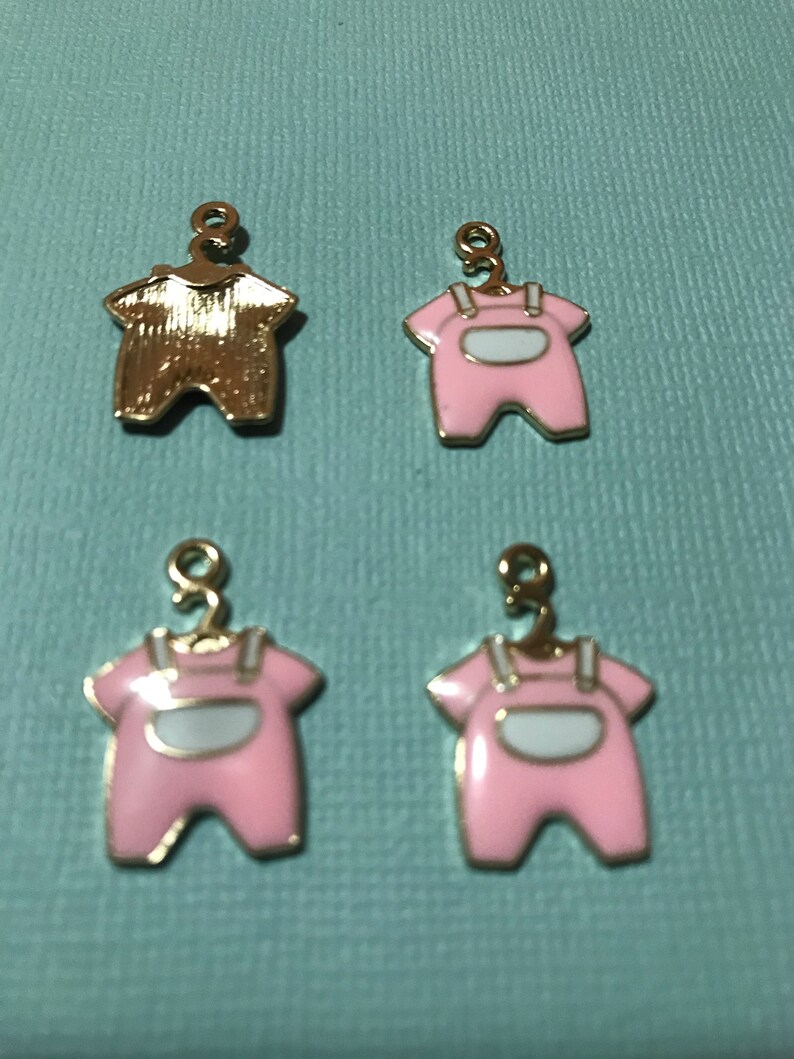 Baby Cloth Charm Enamel/Baby Shower/Baby Charms/Cute Dangling | Etsy