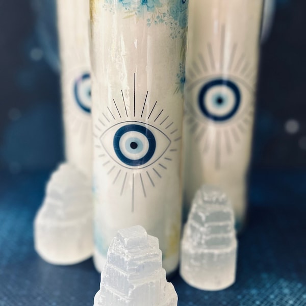 Evil Eye Protection Candle - Etsy