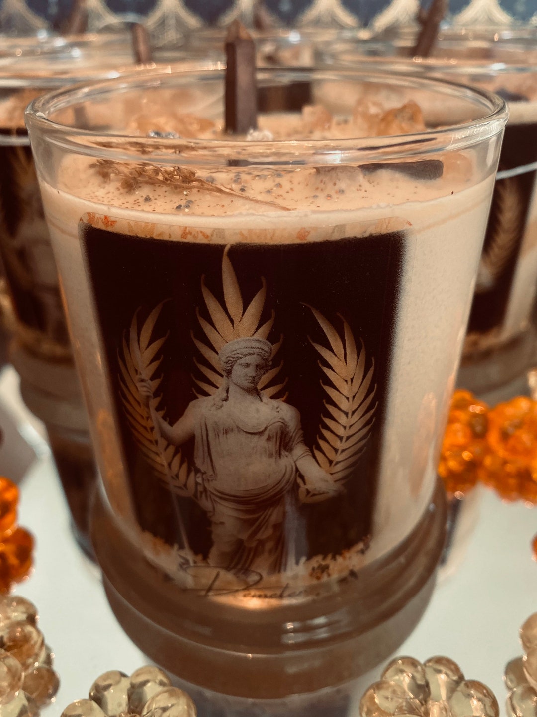Goddess Demeter Candle: Pumpkin Chai Scented Soy Candle - Etsy