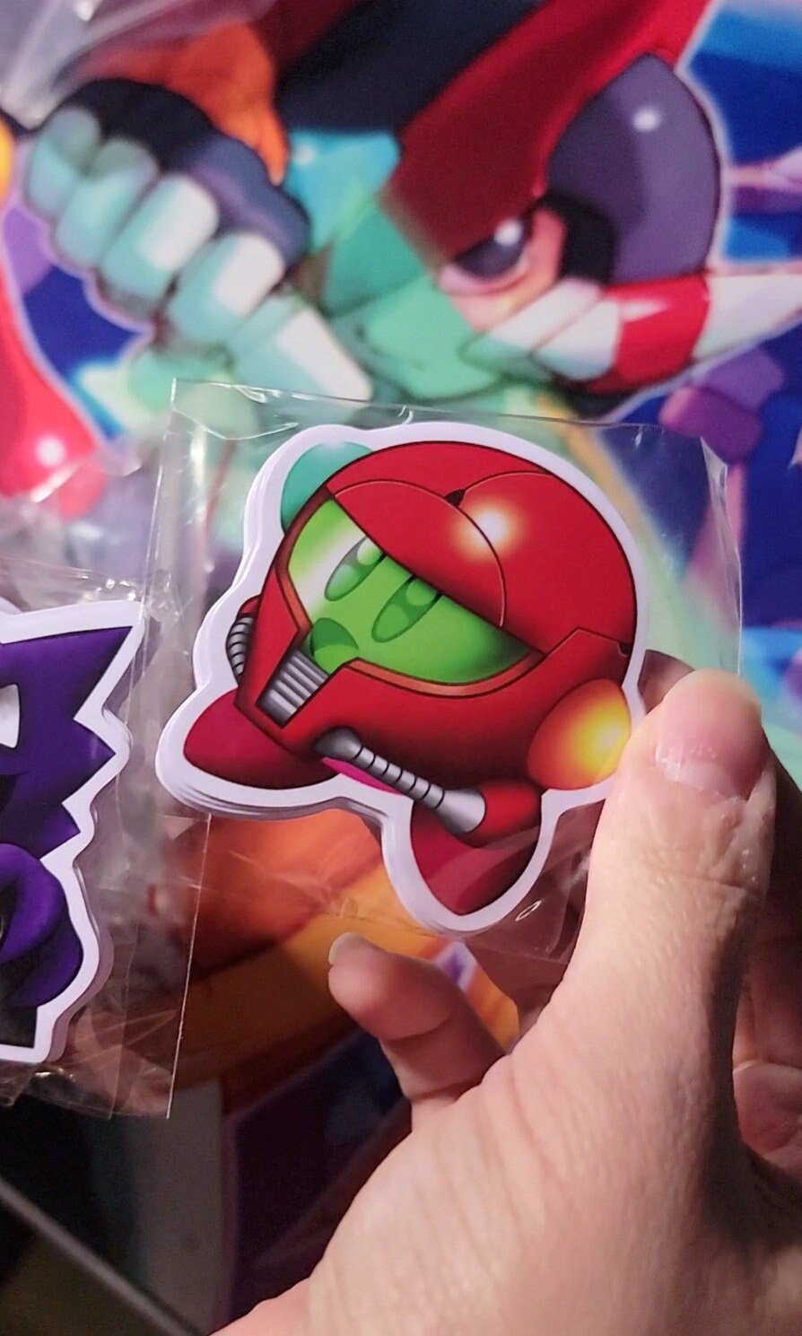 Metroid Samus Kirby Cute Emote Vinyl Sticker - Etsy
