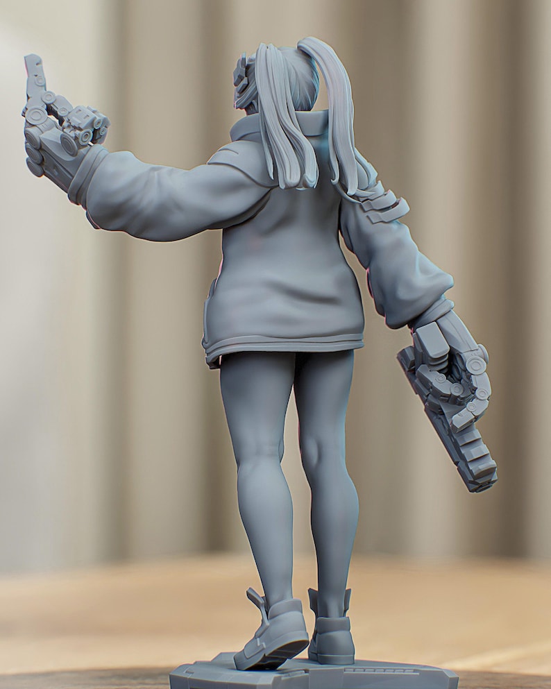 Rebecca (cyberpunk: Edgerunner) – Figure 3D Printed Fan Art | Painted ...