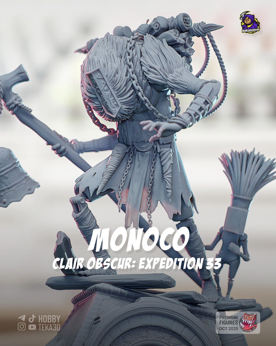 Monoco (clair Obscur: Expedition 33) – Figure 3D Printed Fan Art ...