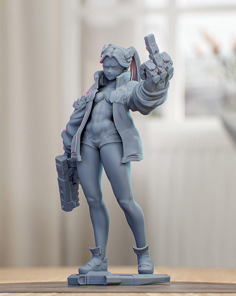 Rebecca (cyberpunk: Edgerunner) – Figure 3D Printed Fan Art | Painted ...