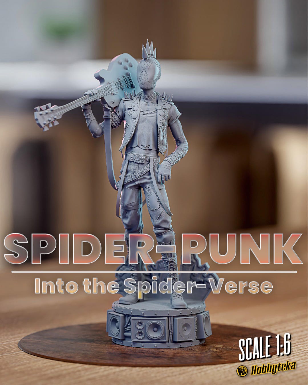 Punkverse Spider – 3D Printed Figurine DIY Kit – Fan Art Resin Statue ...