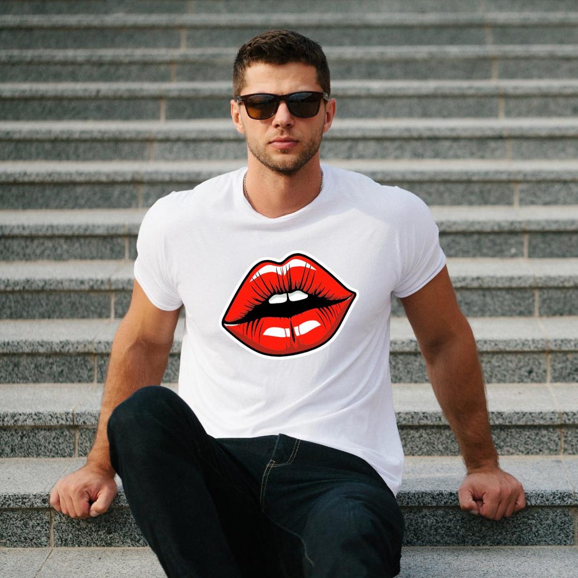 Lips SVG Bundle: Bleeding Lips, Kiss Cut Files (digital Download) - Etsy