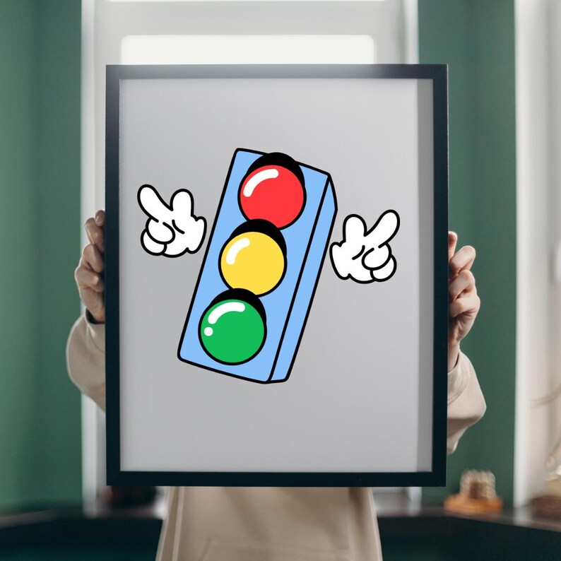 Traffic Light SVG Bundle: Road Sign Clipart (digital Download) - Etsy
