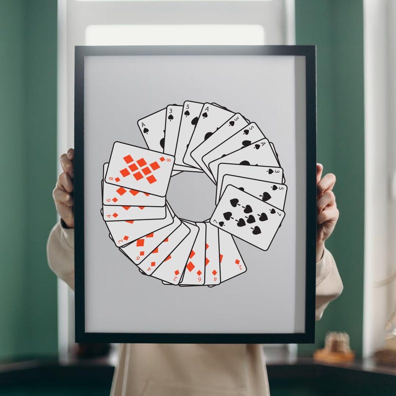 Playing Cards SVG Bundle: Decal, Vector, Silhouette (digital Download ...