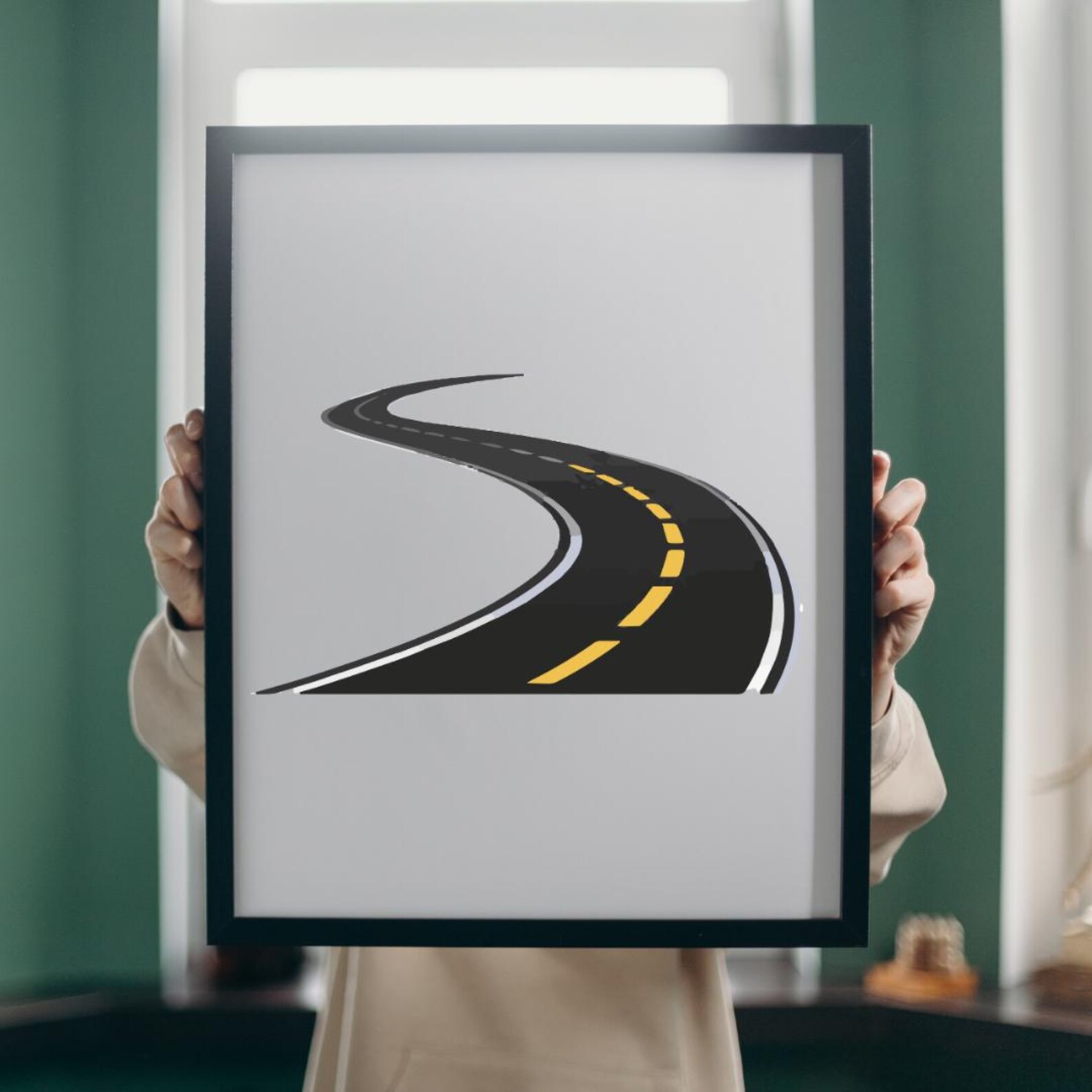 Road SVG Bundle: Highway, Asphalt, & Curved Road Cut Files - Etsy