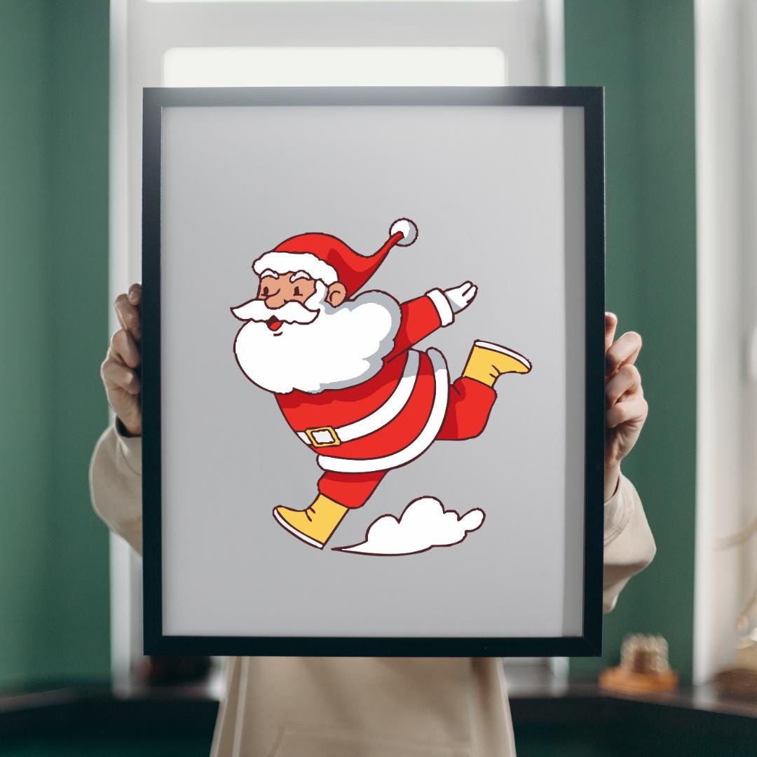 Santa Claus SVG Bundle: Christmas Vector Graphics (digital Download) - Etsy