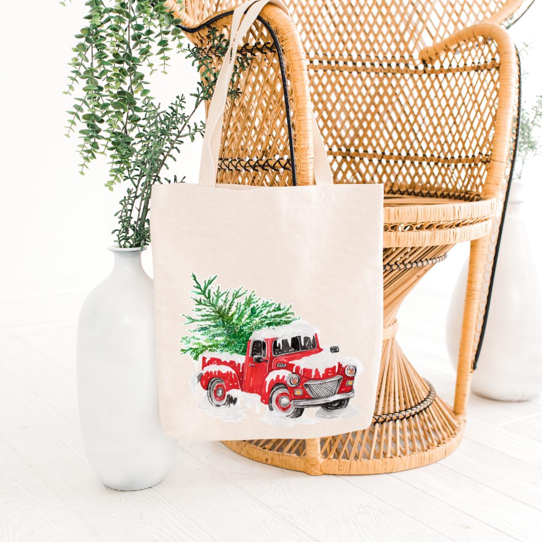 Christmas Truck SVG Bundle: Vintage Red Pickup Designs (digital ...