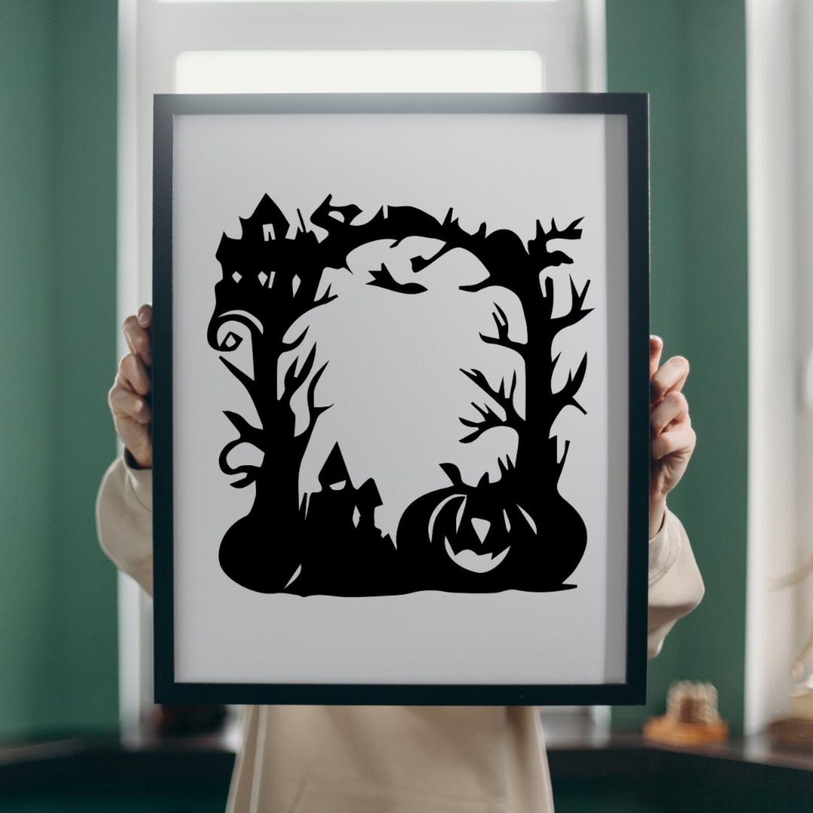 Halloween Frame SVG Bundle,halloween Cut Files for Cricut, Halloween ...