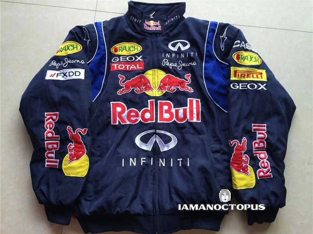 Red Bull Racing Jacket,formula 1 Racing Jacket Vintage,bomber Jacket ...