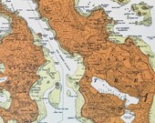 Hand-printed Map of Tresco and Bryher Isles of Scilly - Etsy