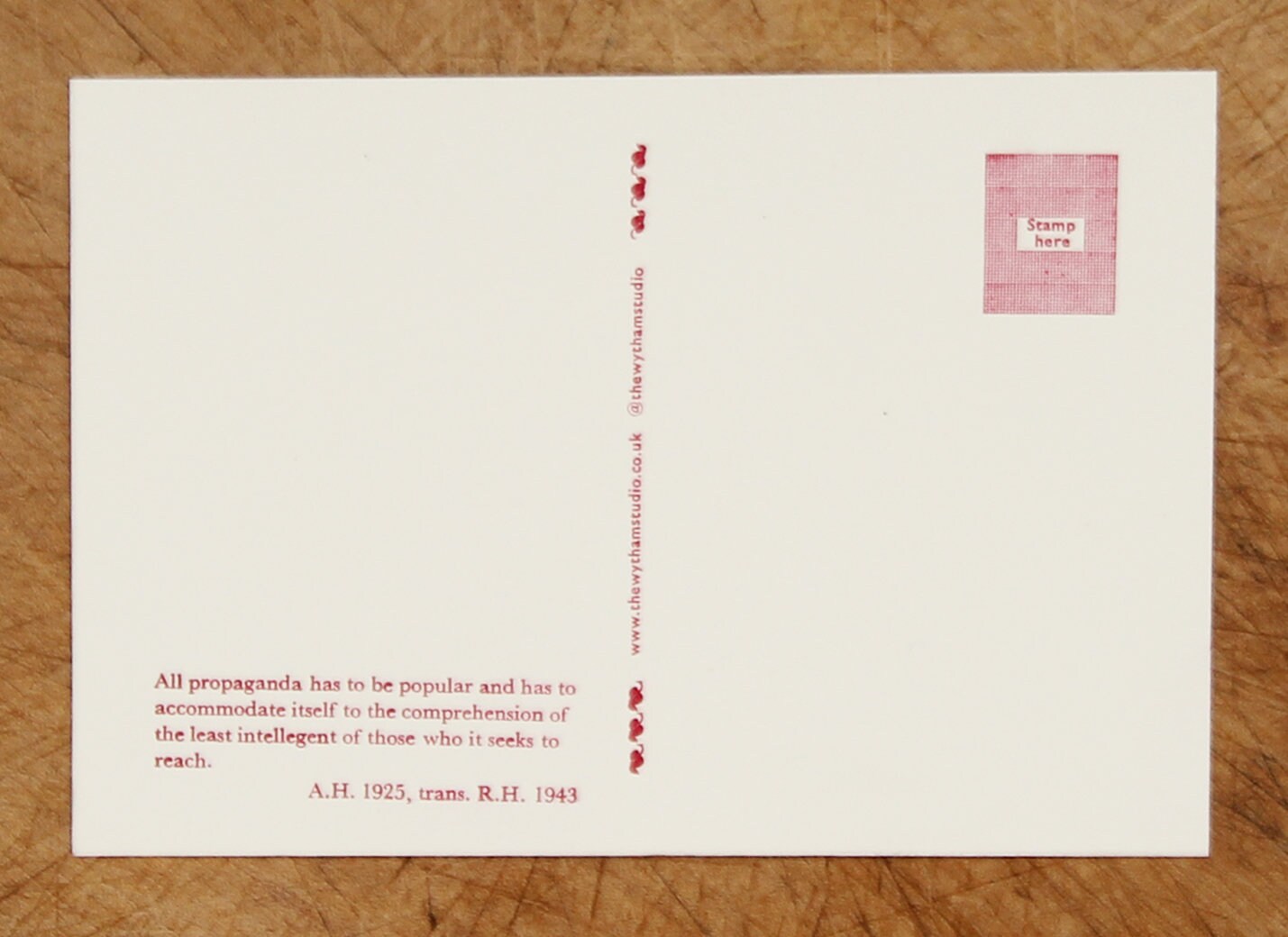 Letterpress Postcard: Spaffing Billions - Etsy UK
