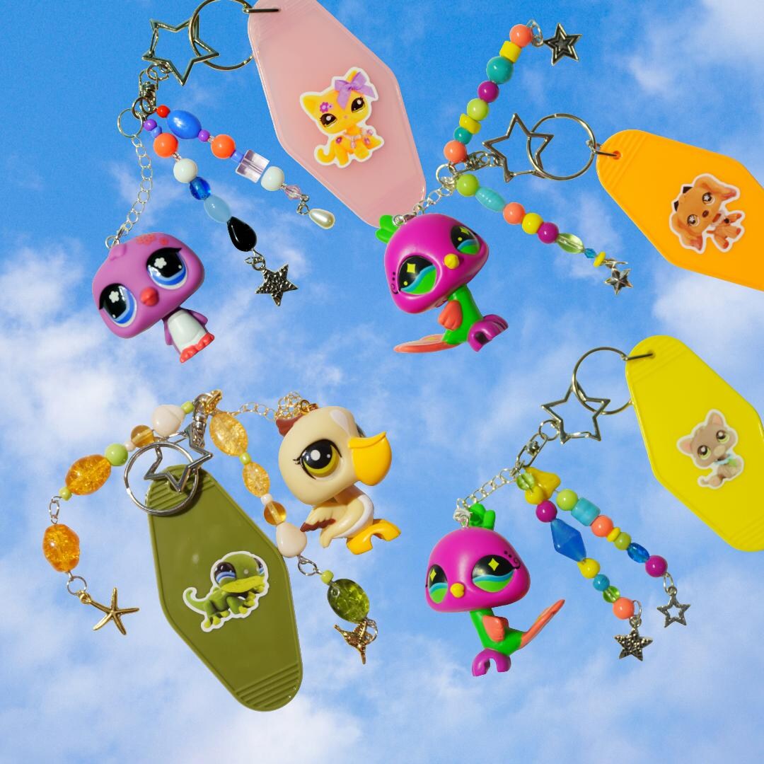 Bird LPS Charm Key Chains Pick Your Pet Littlest Pet Shop Pelican ...