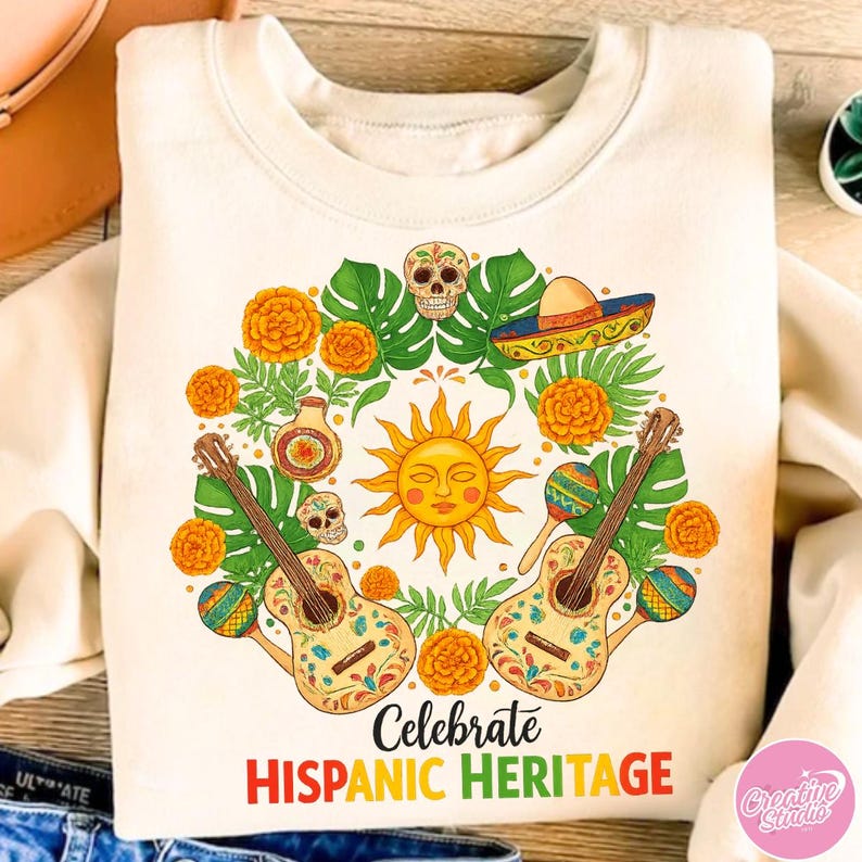 Mes De La Herencia Hispana Png Bundle Hispanic Heritage Month PNG ...