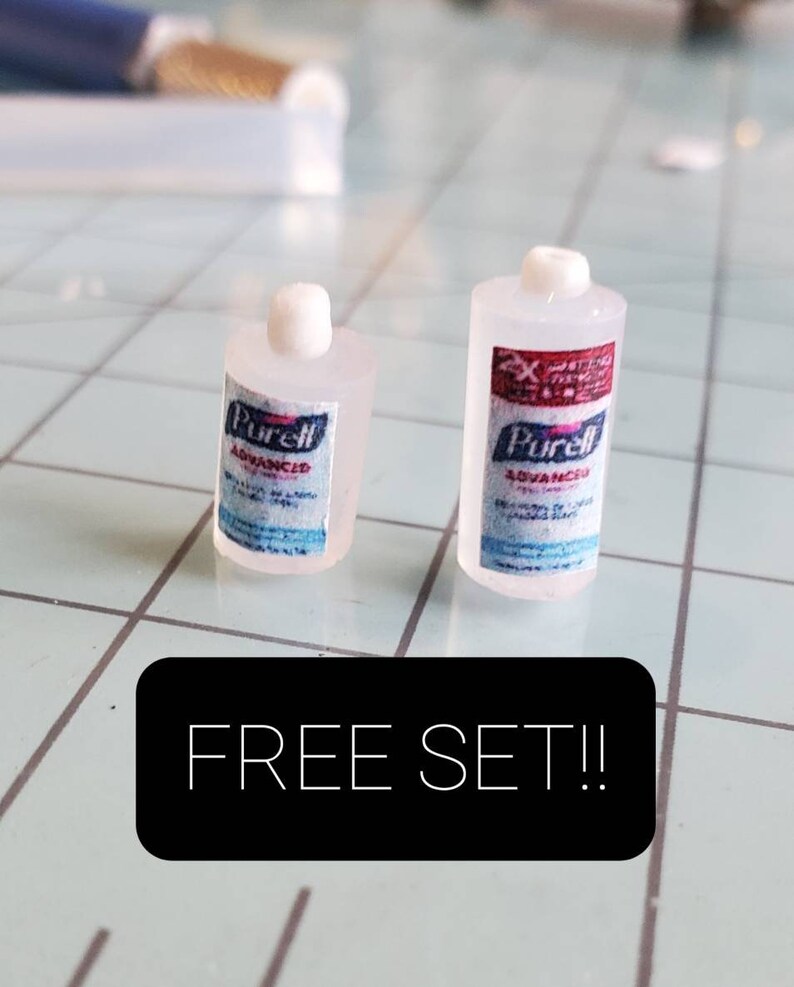 Miniature corona Care Package 1/12 Scale Paper - Etsy