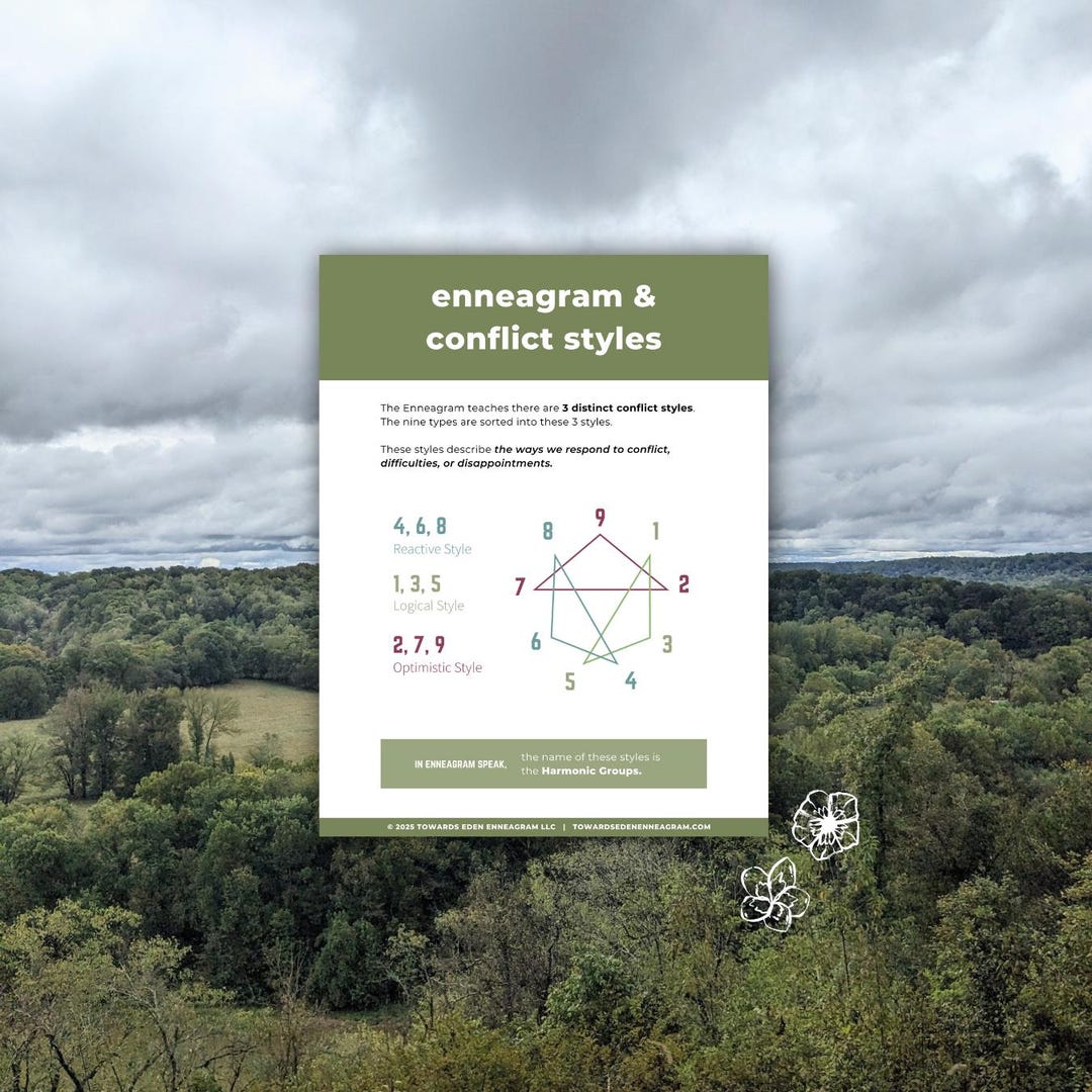 Enneagram & Conflict Styles Guide | Digital Download | Harmonic Groups ...