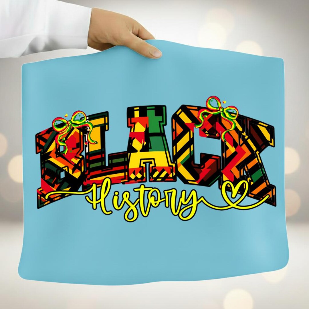 Black History Bold Geometric Text PNG | Cultural Pride Art With ...