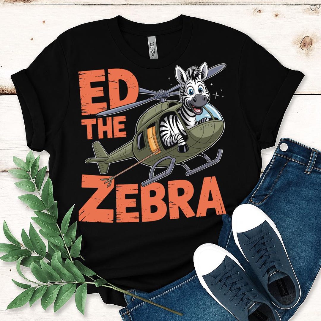 Ed la cebra animal PNG Divertido Ed la cebra capturado PNG - Etsy España