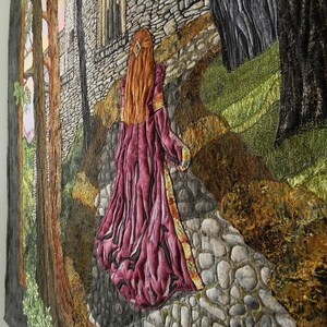 AWARD-WINNING Art Quilt, Medieval, Castle, Featured in Art Quilting ...