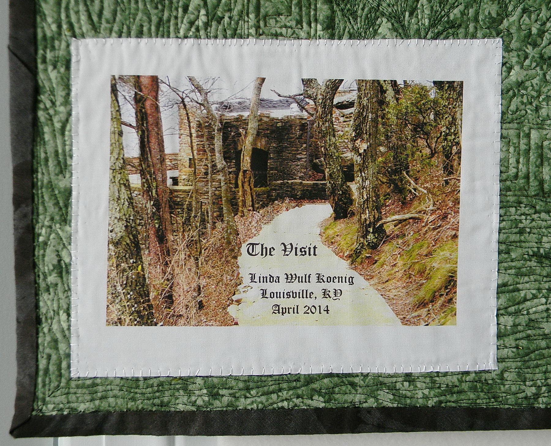 AWARD-WINNING Art Quilt, Medieval, Castle, Featured in Art Quilting ...