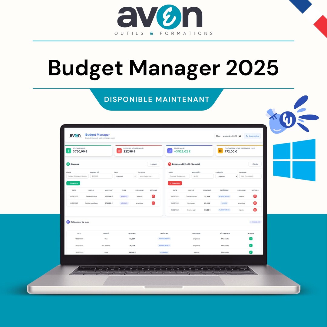 Budget Planner Digital 2025 • Interactive Financial Management ...