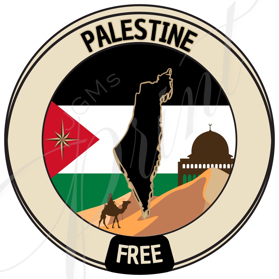 Palestine Free Digital Sticker – Svg Png Dxf Eps Pdf Jpg – Palestine ...