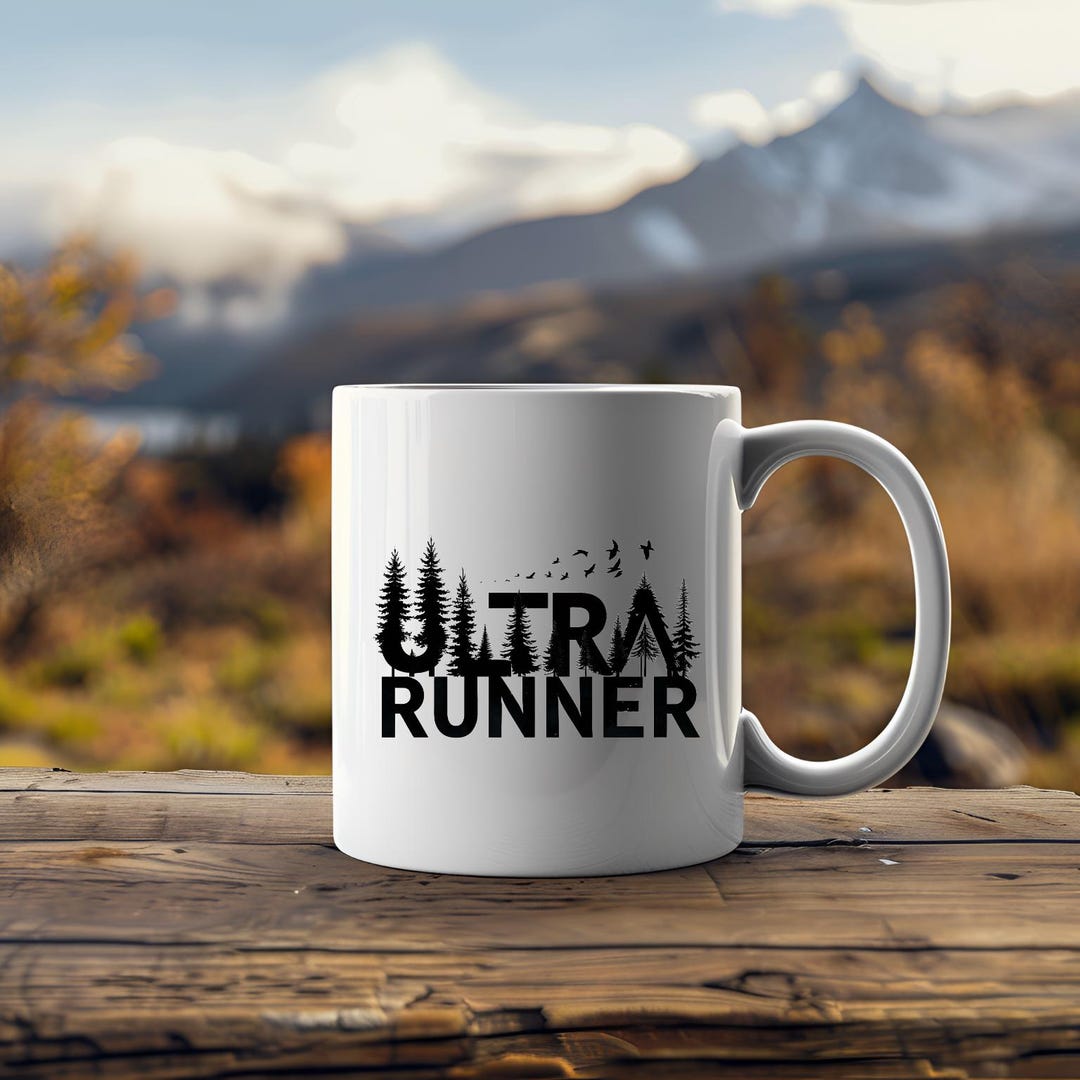 Ultra Runner Mug | Trail Running Coffee Cup | Mountain Runner Gift ...